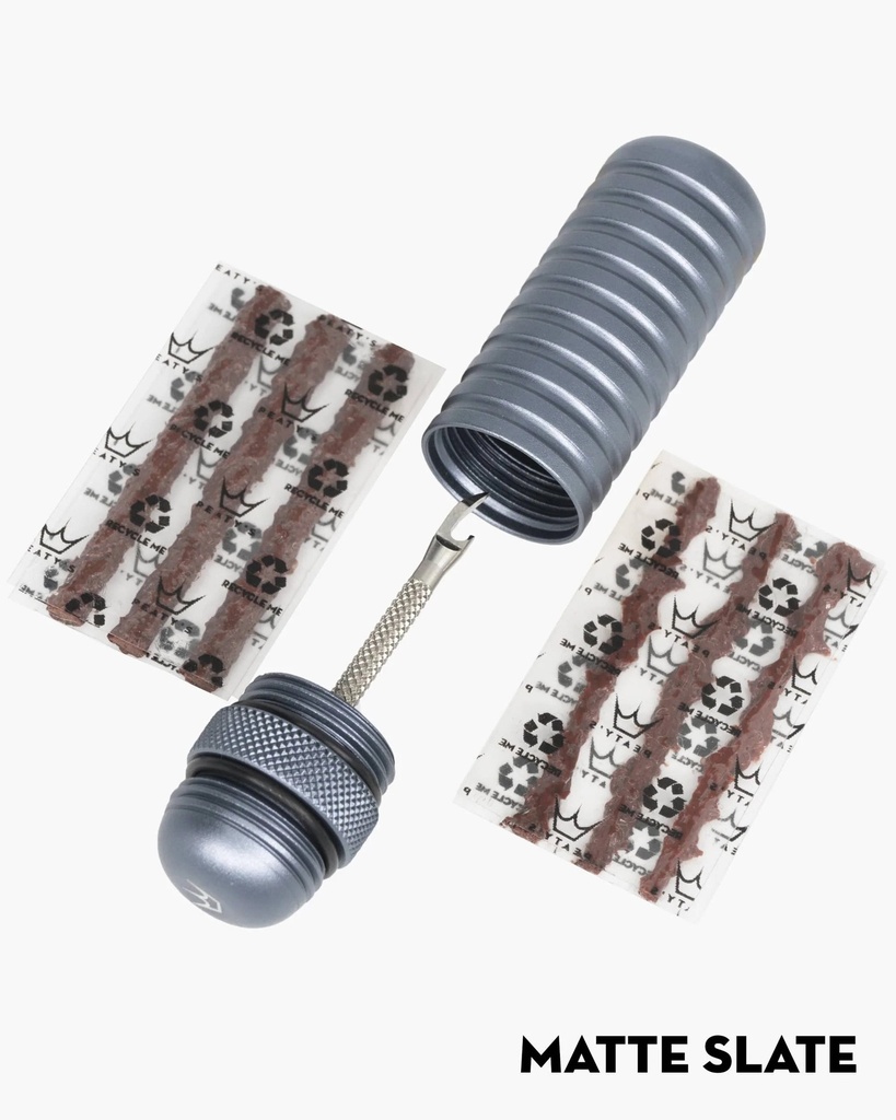 Peatys - Holeshot Tubeless Puncture Plugger Kit-Matte Slate | All4Cycles